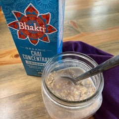 Overnight Protein Oats with Chai Milk by Gina Caputo Health Coach ...